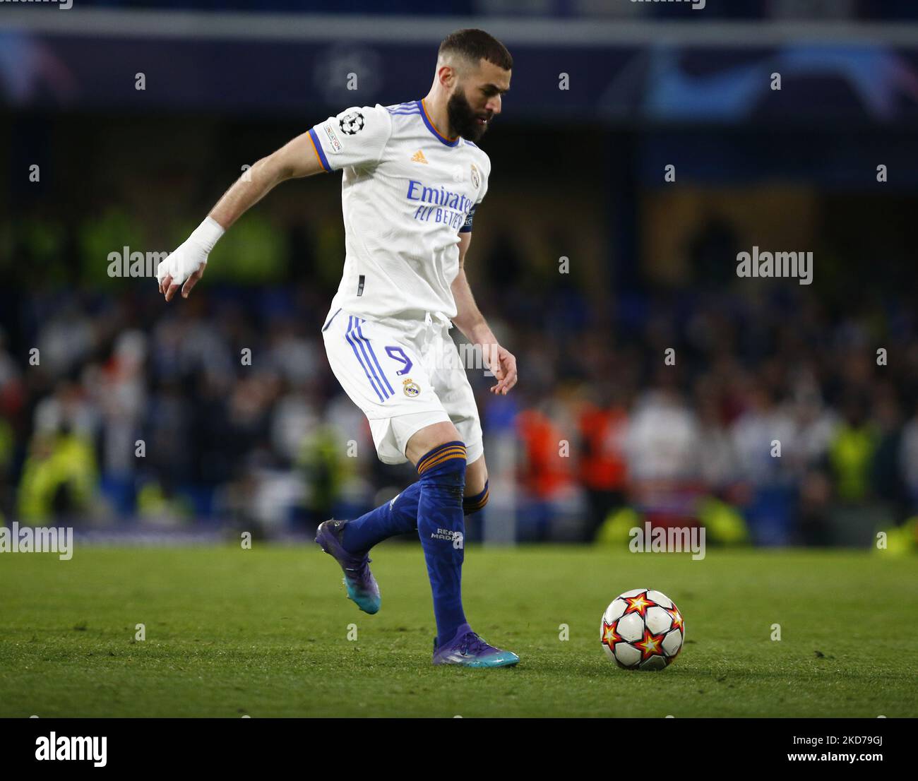 Karim Benzema of Real Madrid CF during Champions League Quarter-Final ...