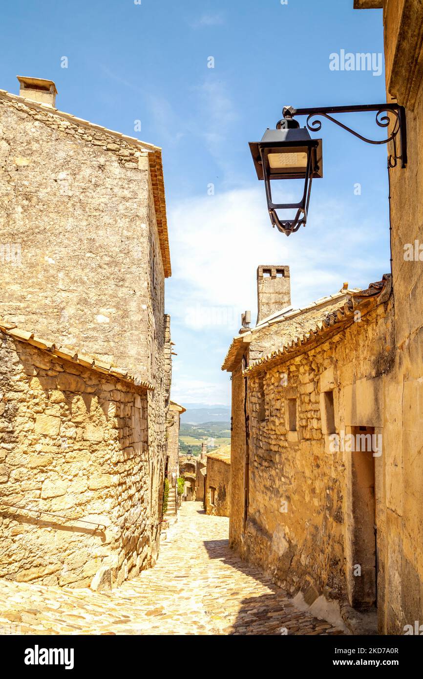 Historical city of Lacoste, Provence, France Stock Photo - Alamy