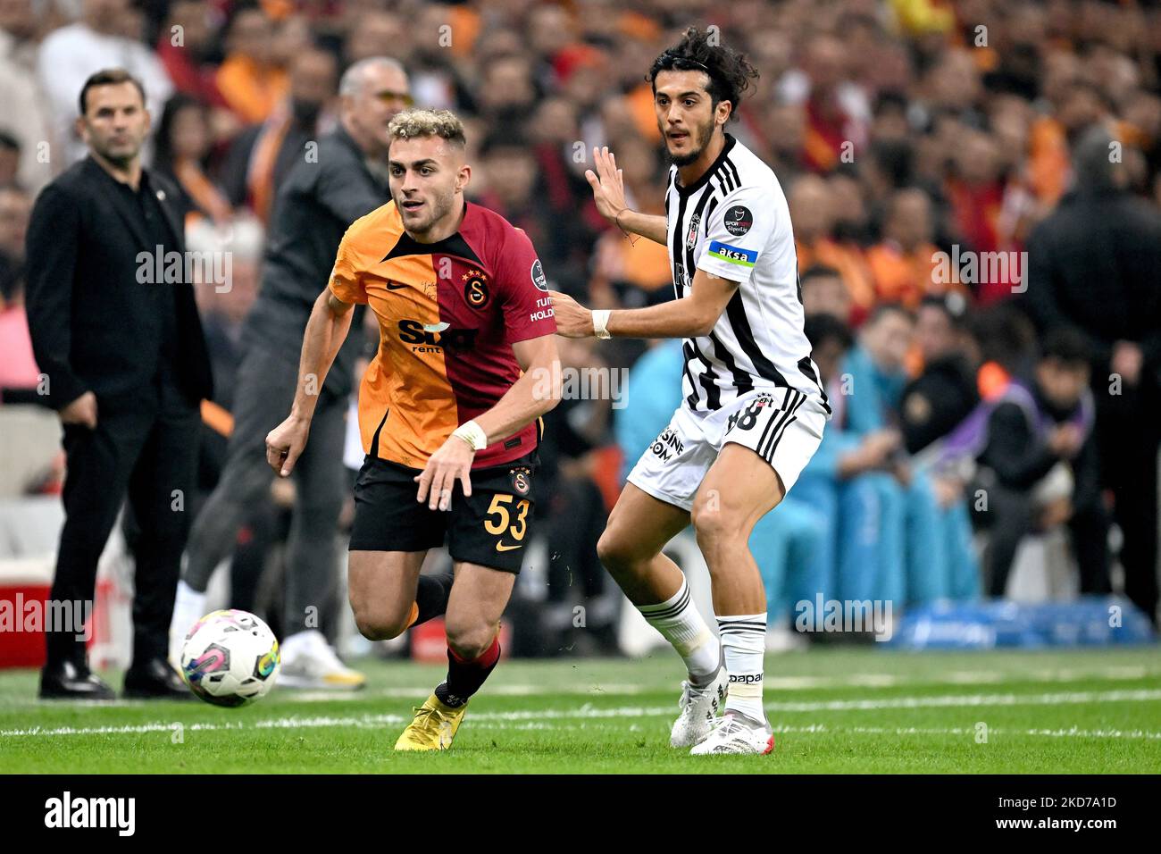 ISTANBUL - (lr) Baris Alper Yilmaz of Galatasaray AS, Tayfur Bingol or ...