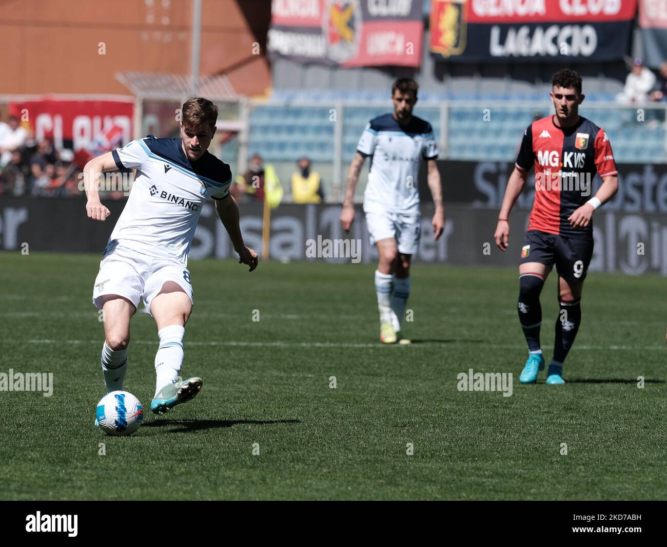Jean-Daniel Akpa-Akpro during the Serie A match between Genoa v Lazio ...
