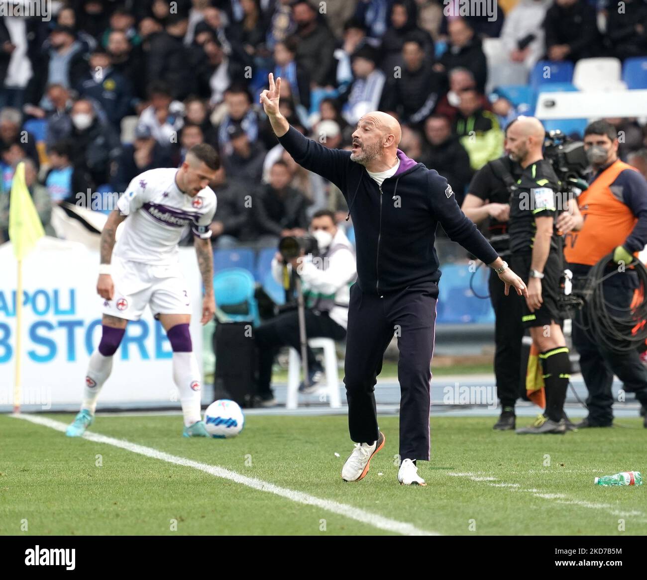 Vincenzo Italiano head coach of Acf Fiorentina during the Serie A match ...