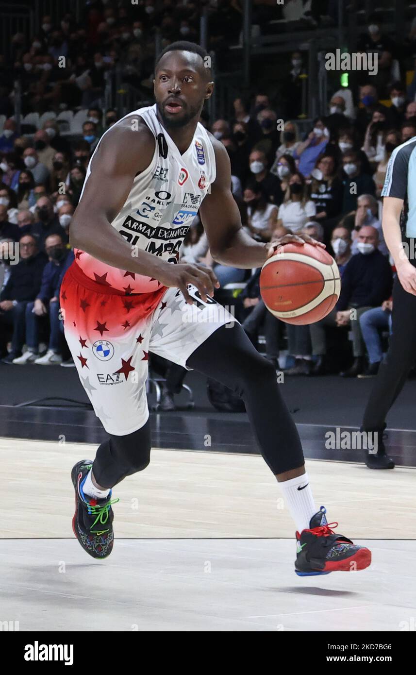 Devon Hall (Armani Exchange Milano) during the series A1 italian LBA ...