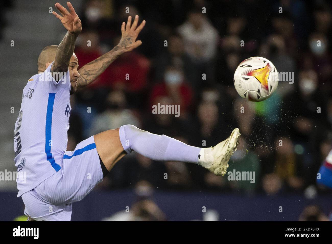 FC Barcelona's midfielder Dani Alves during la Liga match between ...