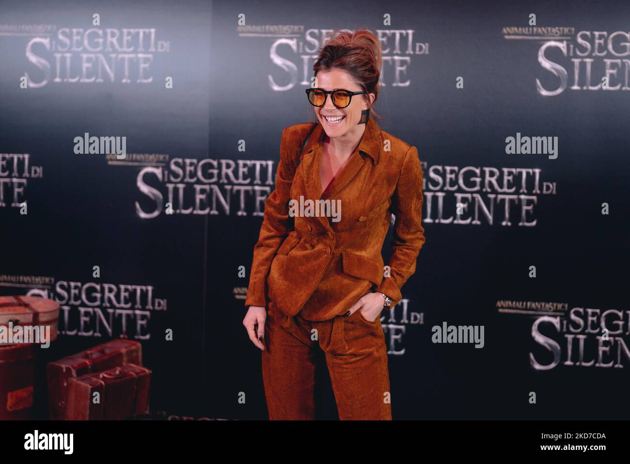 Francesca Valtorta attends the of the movie "Fantastic Beasts: The ...