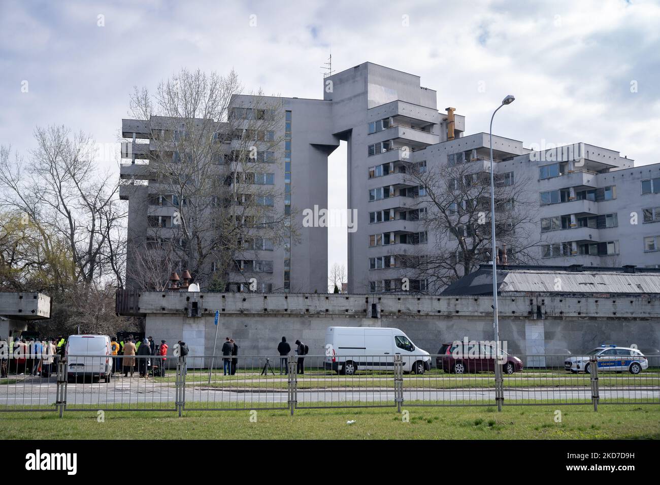 Russian owned real estate complex in warsaw hi-res stock photography ...