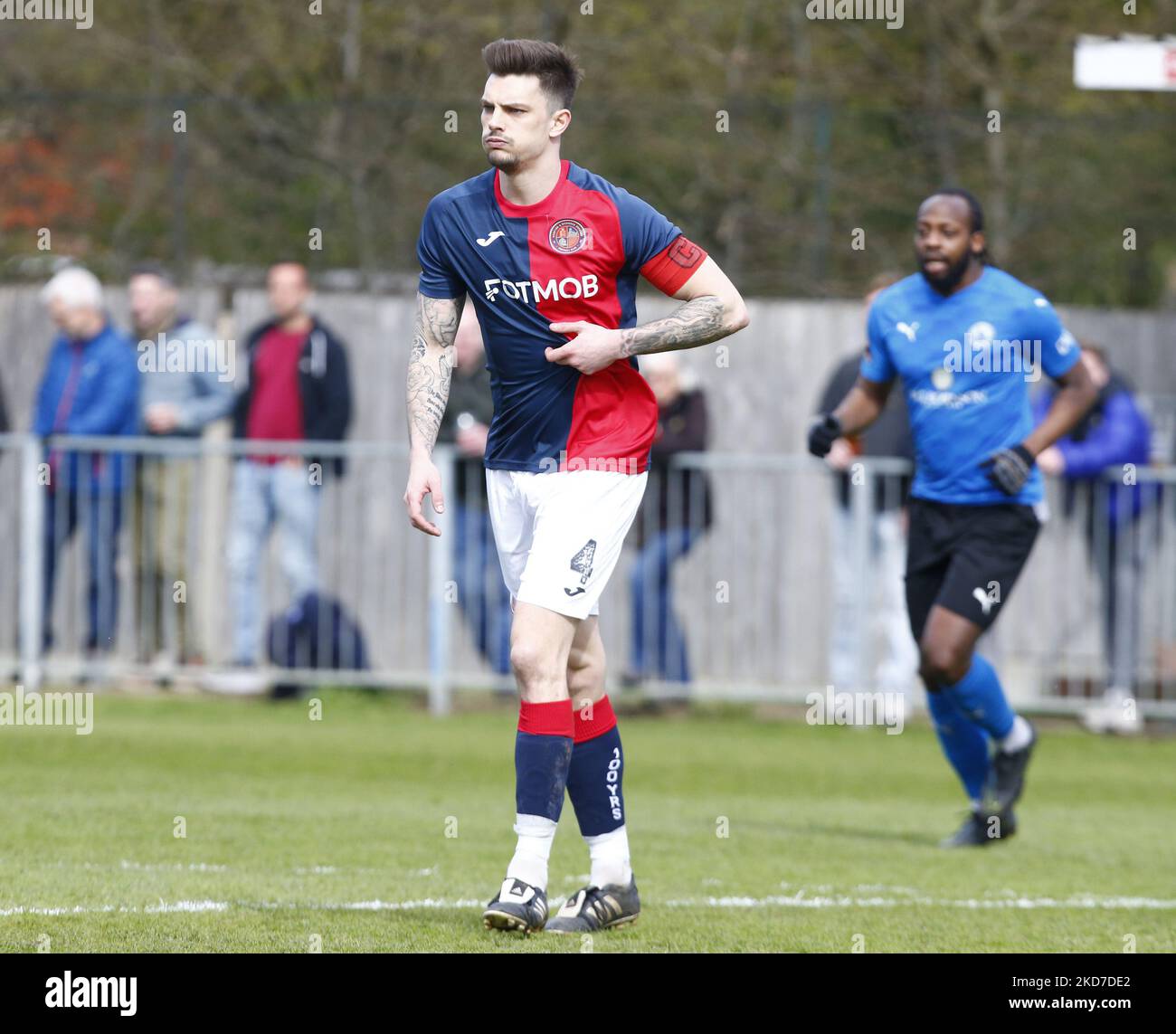 Dean Inman of Hampton and Richmond Borough making his 200th apperence ...