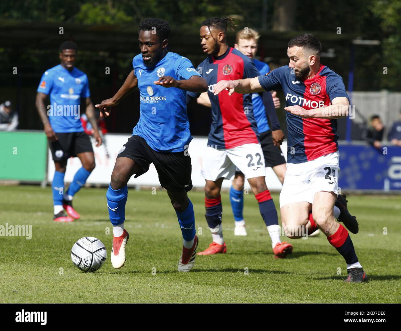Henry Ochieng of Billericay Town during National League South between ...