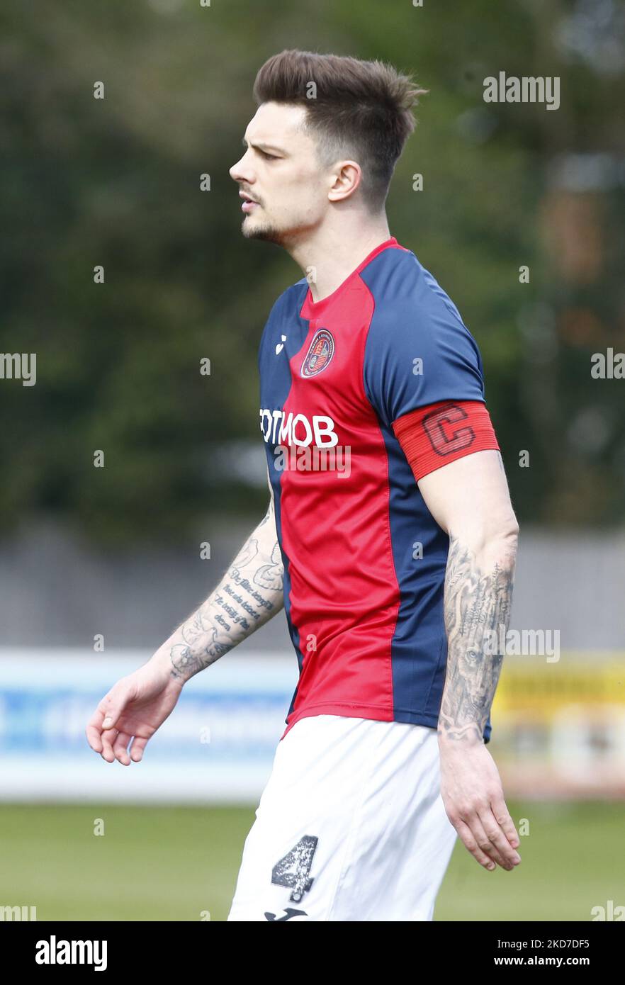 Dean Inman of Hampton and Richmond Borough making his 200th apperence ...