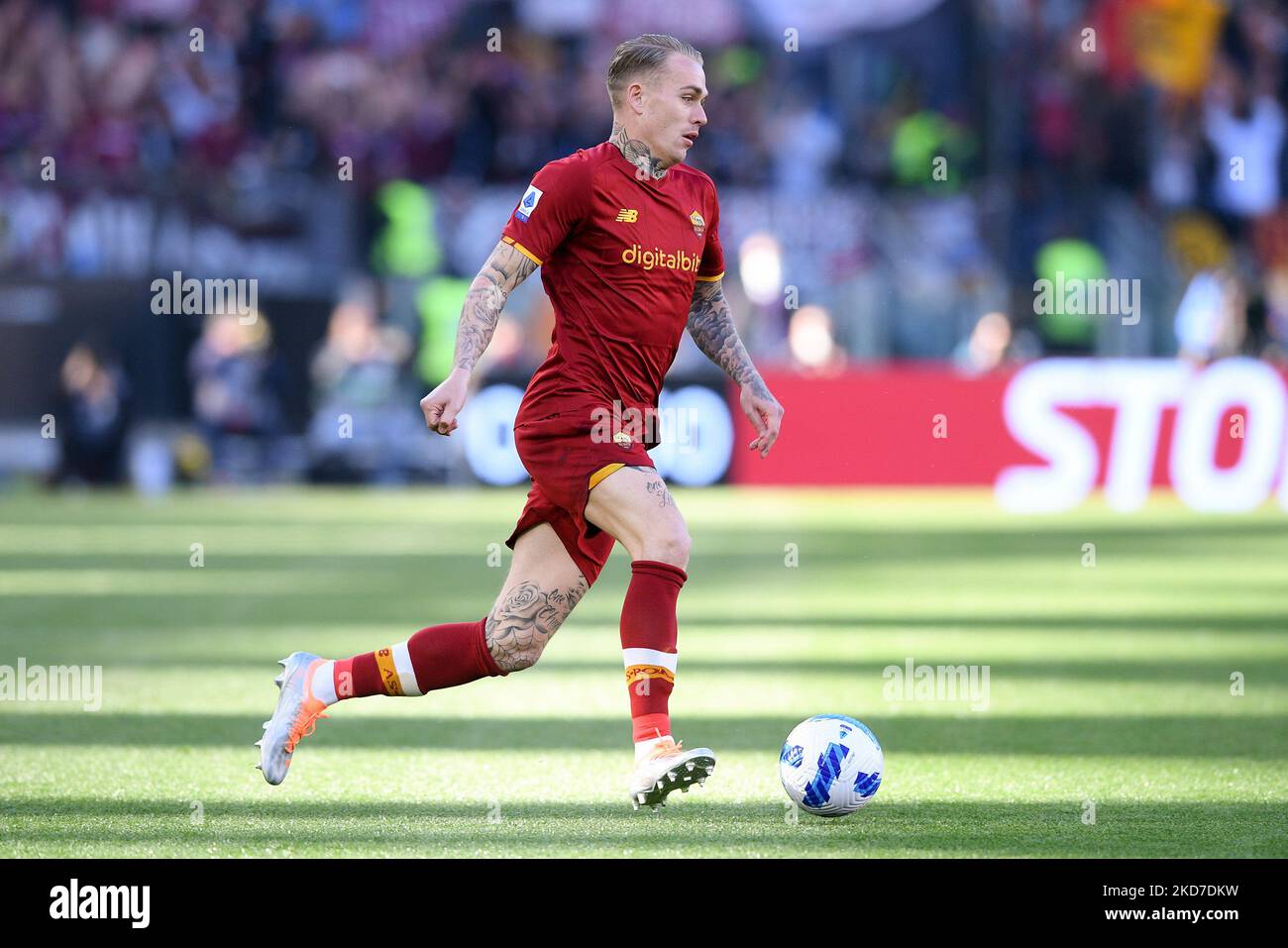 Rick Karsdorp of AS Roma during the Serie A match between AS Roma and ...