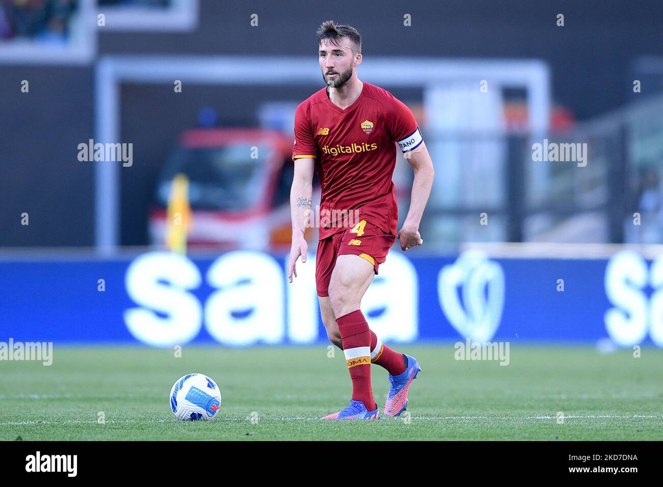 Bryan Cristante of AS Roma during the Serie A match between AS Roma and ...