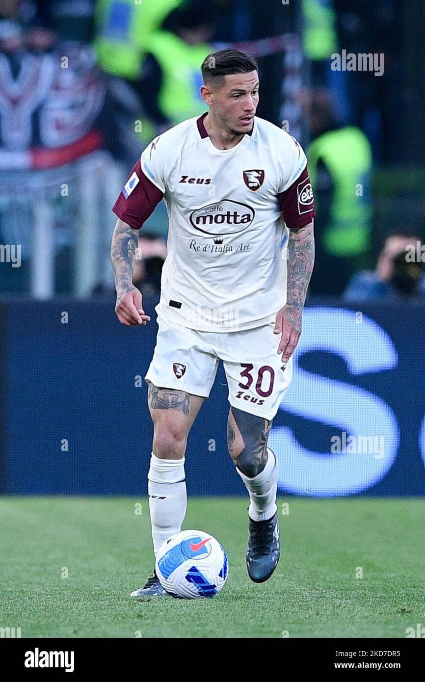Pasquale Mazzocchi Of Us Salernitana 1919 During The Serie A Match