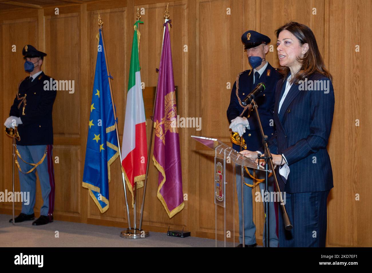 The 170th anniversary of the Italian Police Force in Rieti, on 12 April ...