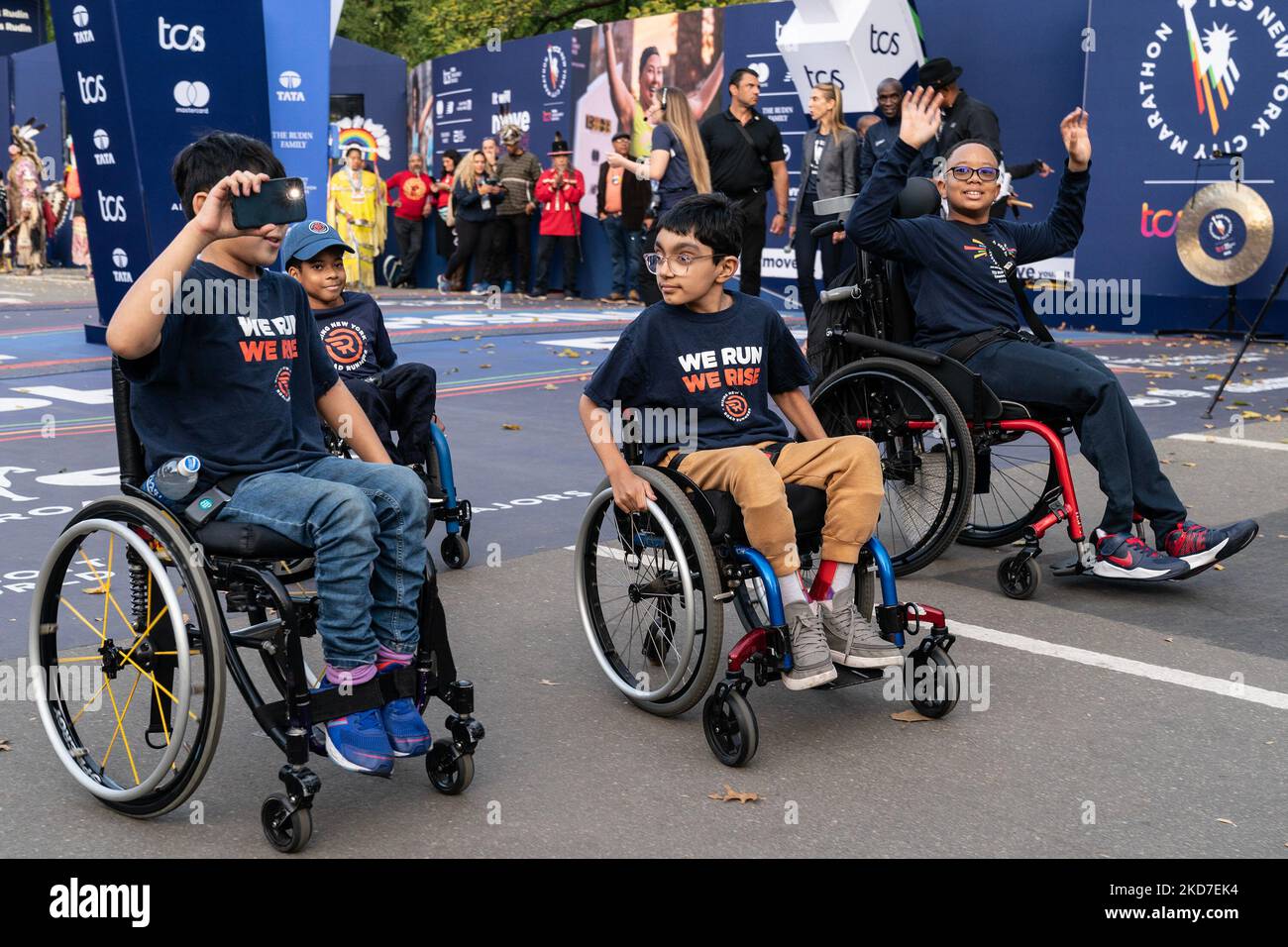 New York, New York, USA. 4th Nov, 2022. Young paralympians attend ...