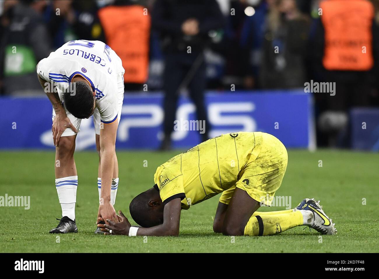 Antonio Rudiger of Chelsea dejected after loses the UEFA Champions ...