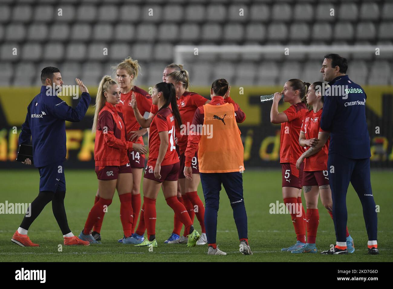 Alisha Lehmann reacts during the FIFA Women's World Cup 2023 Qualifier ...