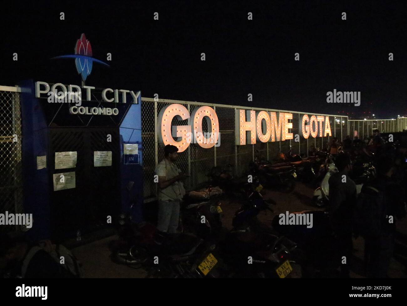 Colombo go home gota hi-res stock photography and images - Alamy