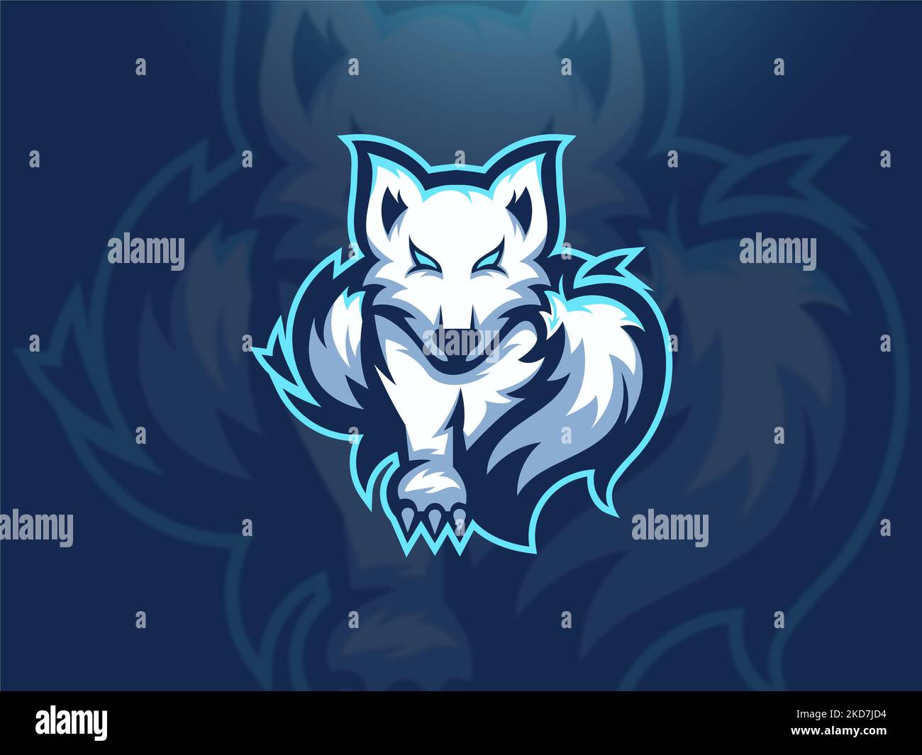 A very professional and unique esports mascot logo. Suitable for the ...