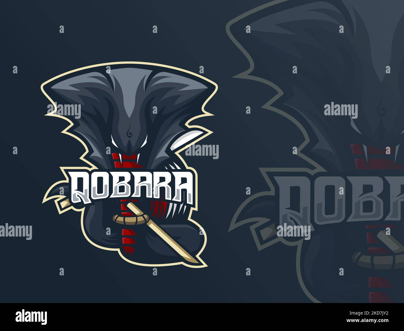 A very professional and unique esports mascot logo. Suitable for the ...