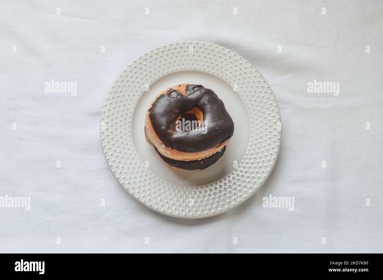 An overhead shot of a donut Stock Photo - Alamy