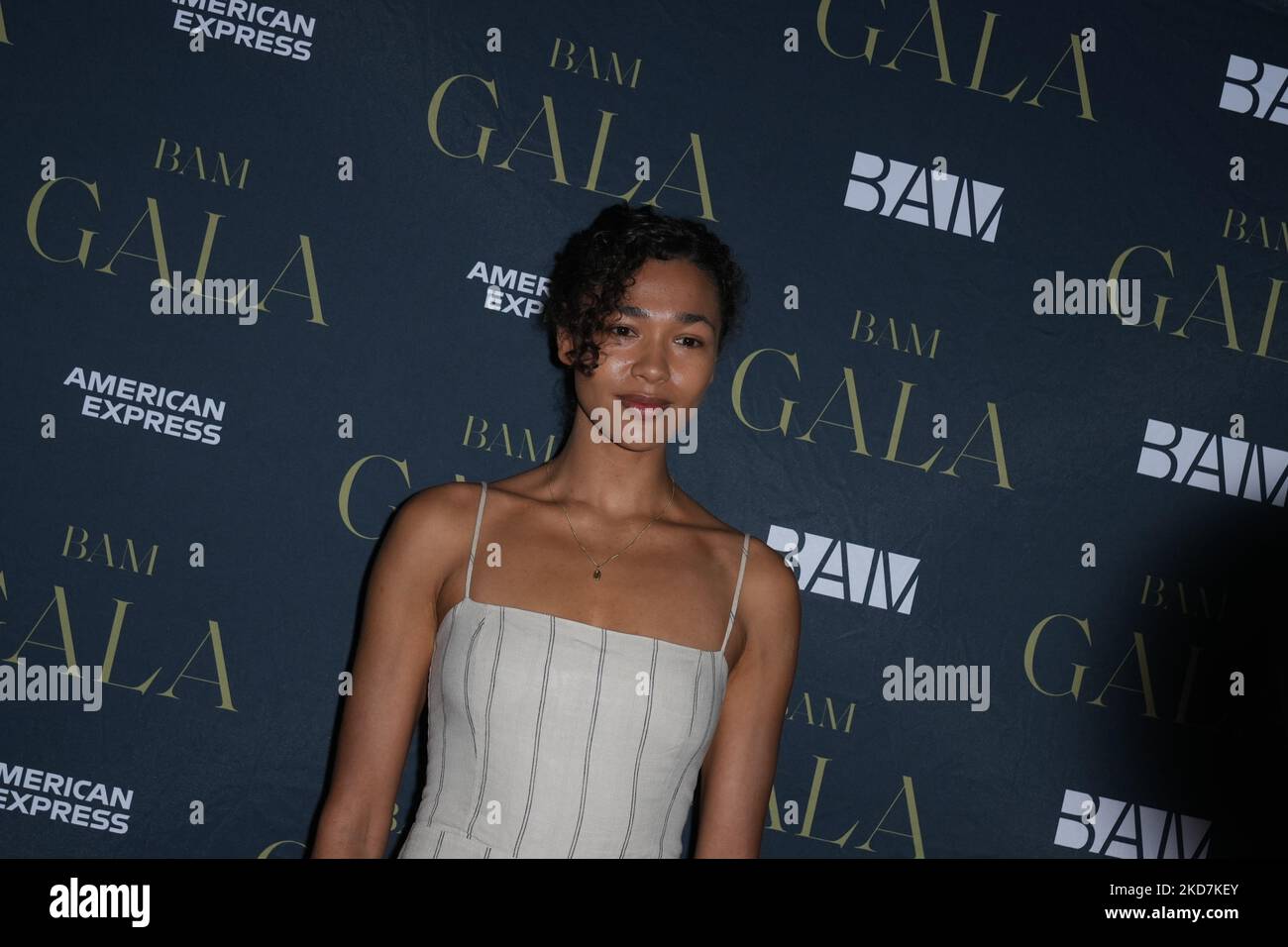 Evelyn Miller poses at the BAM Gala 2022 celebrating “Cyrano de ...