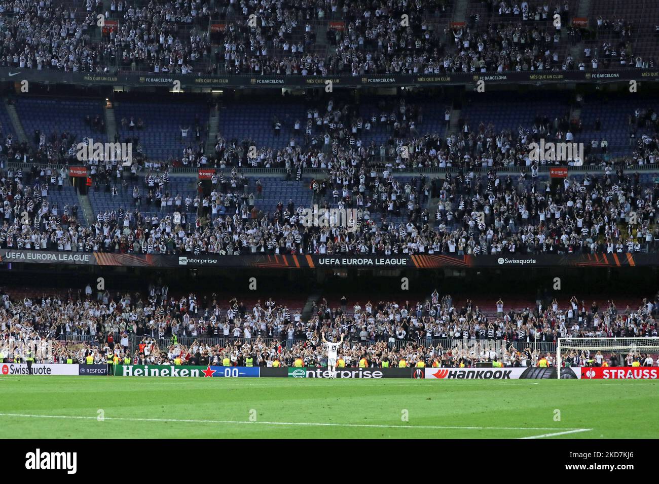 Martin Hinteregger celebration at the end of the match between FC ...