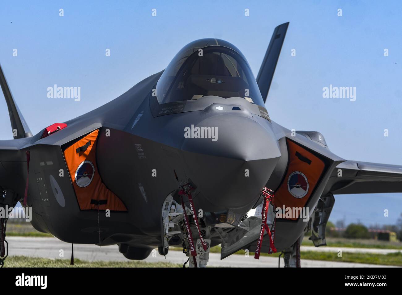 Lockheed Martin F-35 Lightning II jet at Graf Ignatievo Air Force Base ...