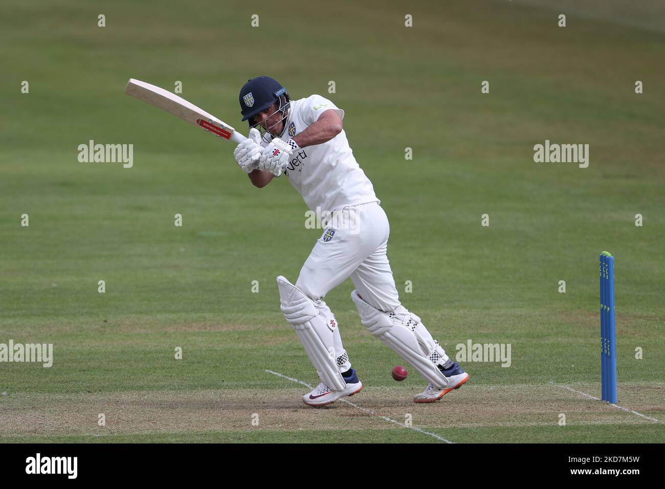 Durham's David Bedingham batting during the LV= County Championship ...