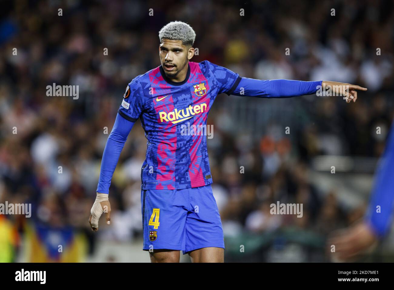 04 Ronald Araujo of FC Barcelona during the second leg quarter finals ...