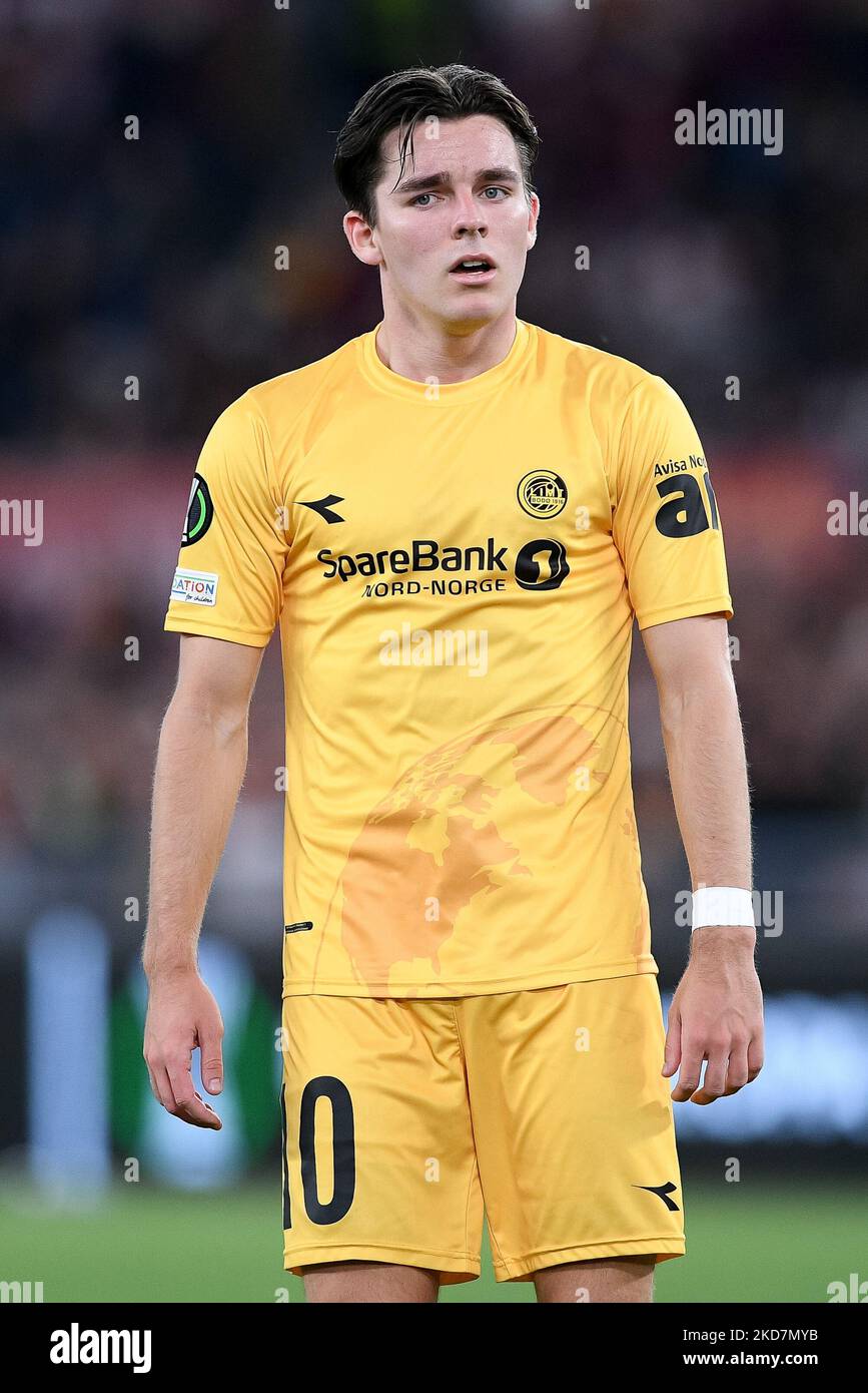 Hugo Vetlesen of Bodo/Glimt looks on during the UEFA Conference League ...