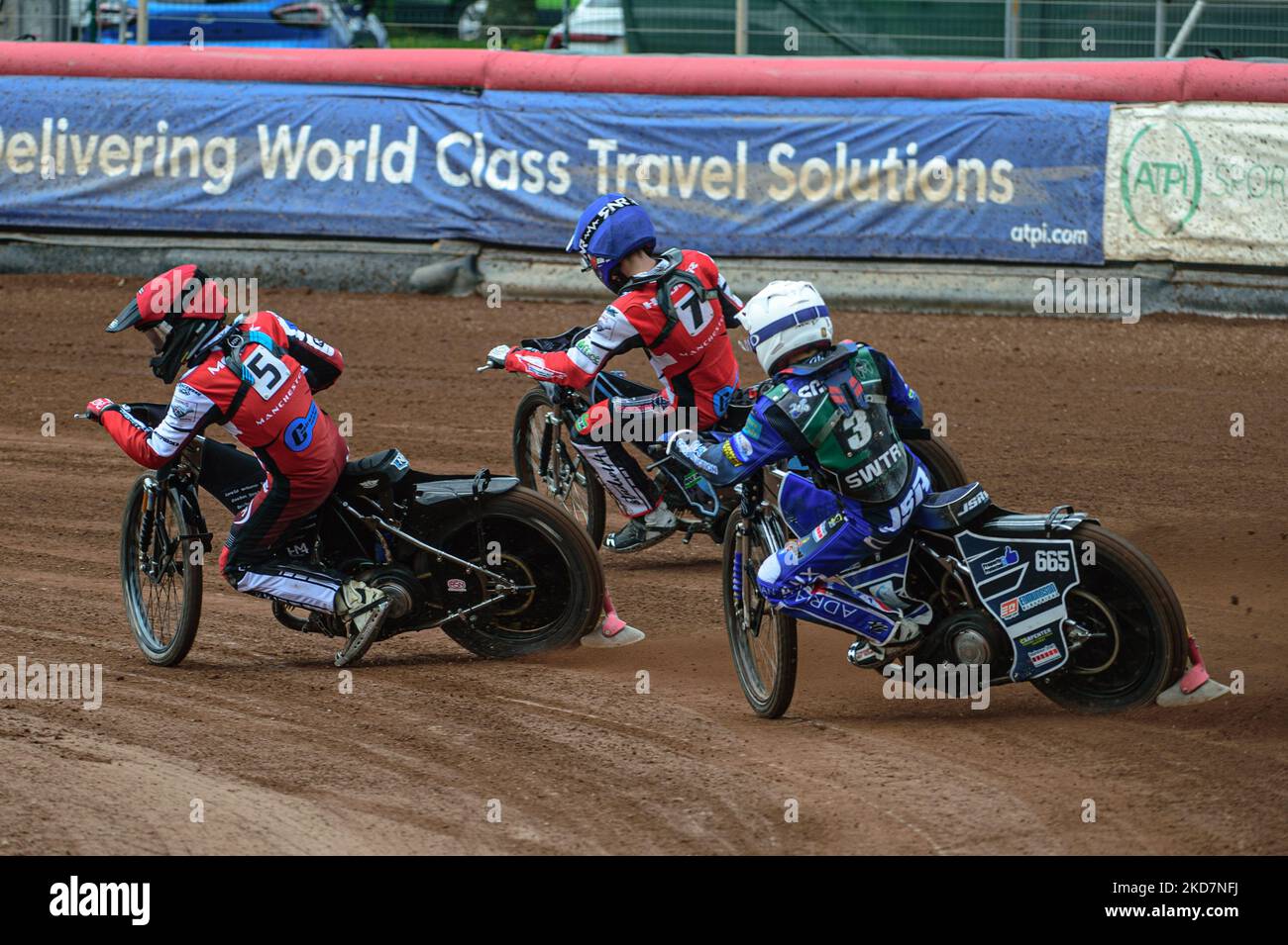 Jody Scott (White) chases Harry McGurk (Red) and Freddy Hodder (Blue ...