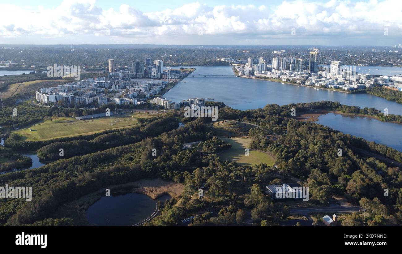 An aerial view of the cityscape of Sydney, Australia Stock Photo - Alamy