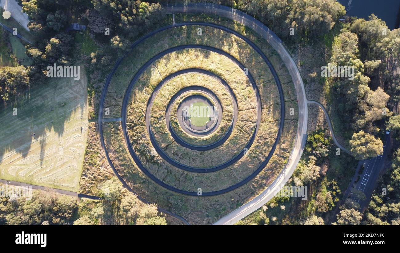 An aerial view of Bay Marker Wentworth Point, Sydney in Australia Stock ...