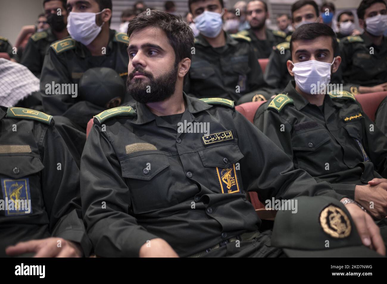 Iran’s Islamic Revolutionary Guard Corps (IRGC) military personnel ...