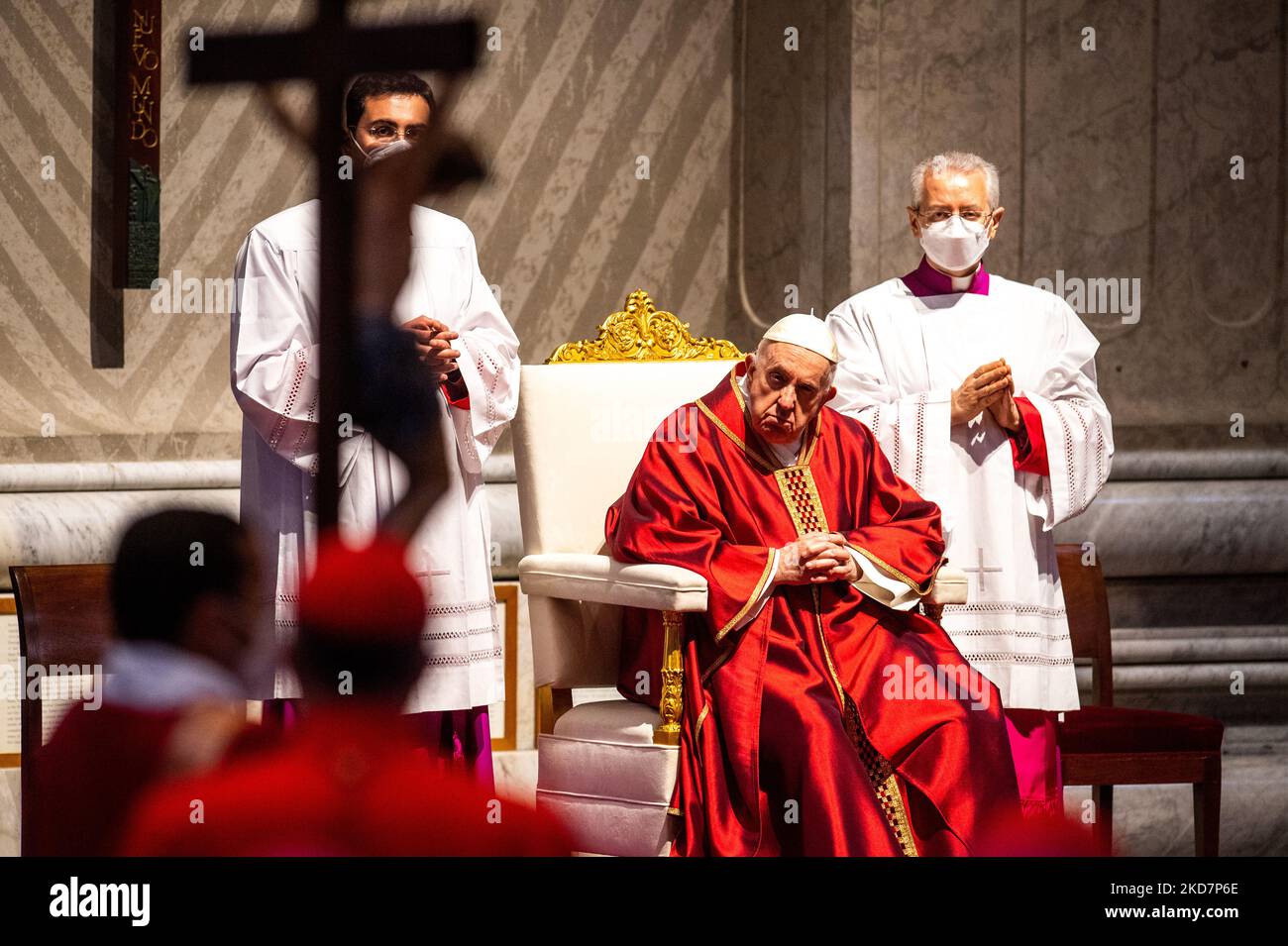 The Good Friday celebrations of the Holy Father Pope Francis, with the ...