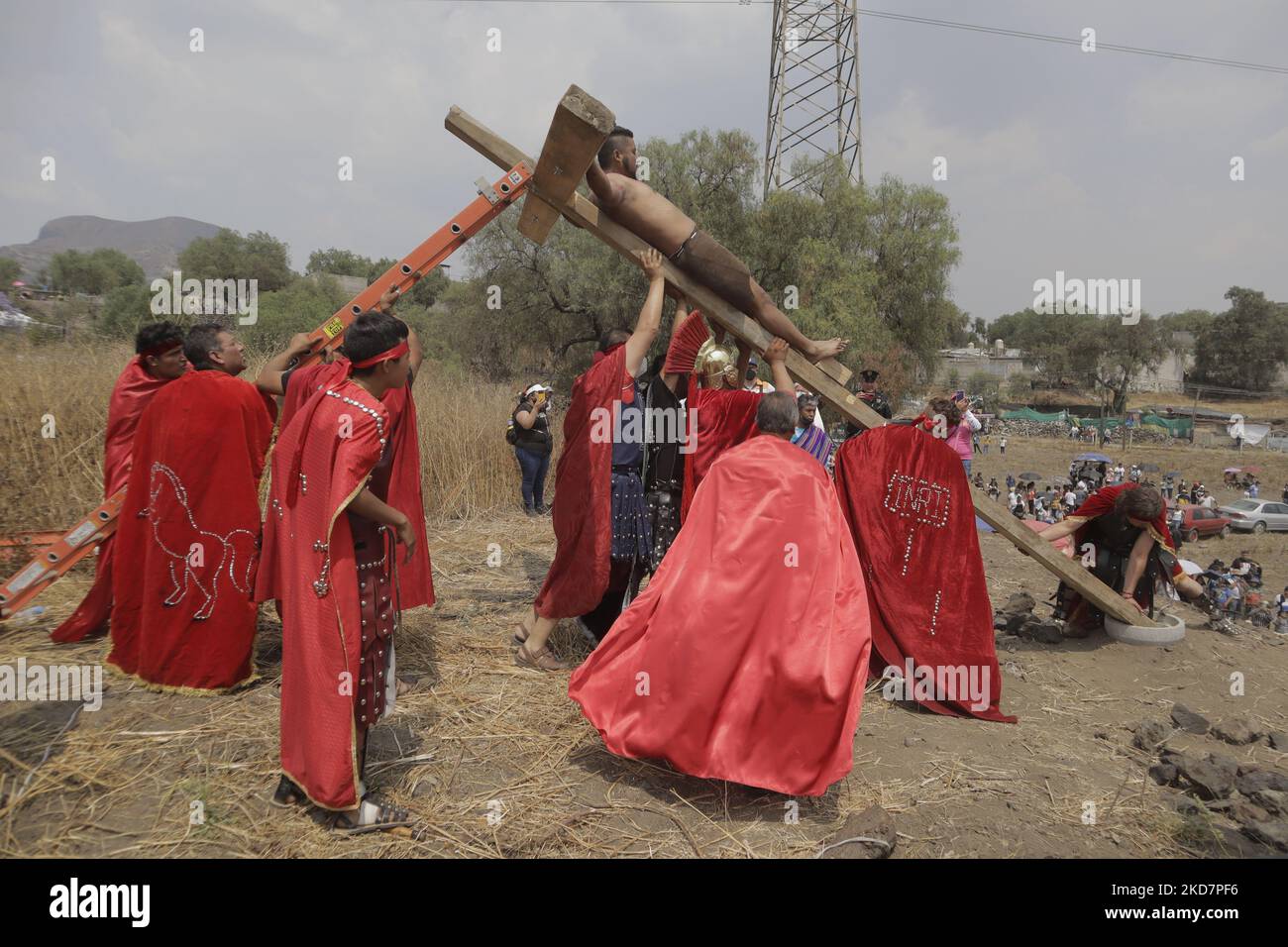 A young man from the Santiago Zapotitlán neighbourhood in Tláhuac ...