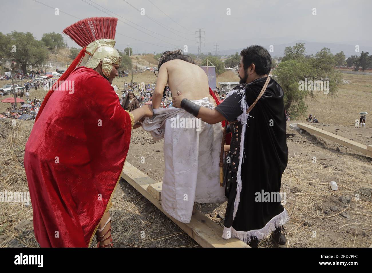 A young man from the Santiago Zapotitlán neighbourhood in Tláhuac ...