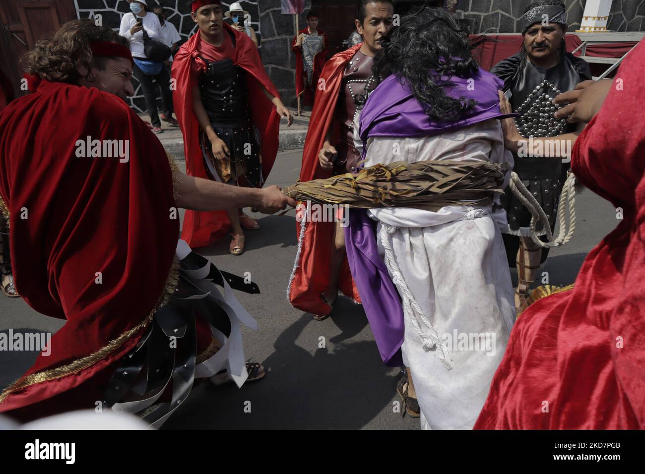 A young man from the Santiago Zapotitlán neighbourhood in the Tláhuac ...