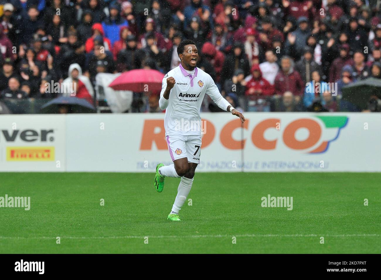 David Okereke player of Cremonese, during the match of the Italian ...