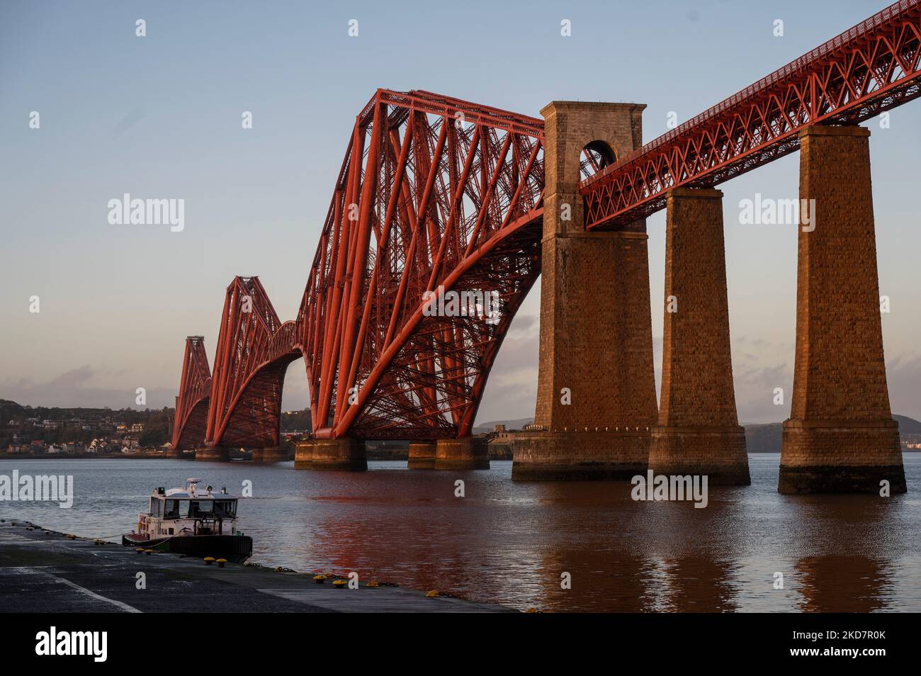 Edinburgh Scotland: Saturday November 5th 2022. Forth Bridge, South ...
