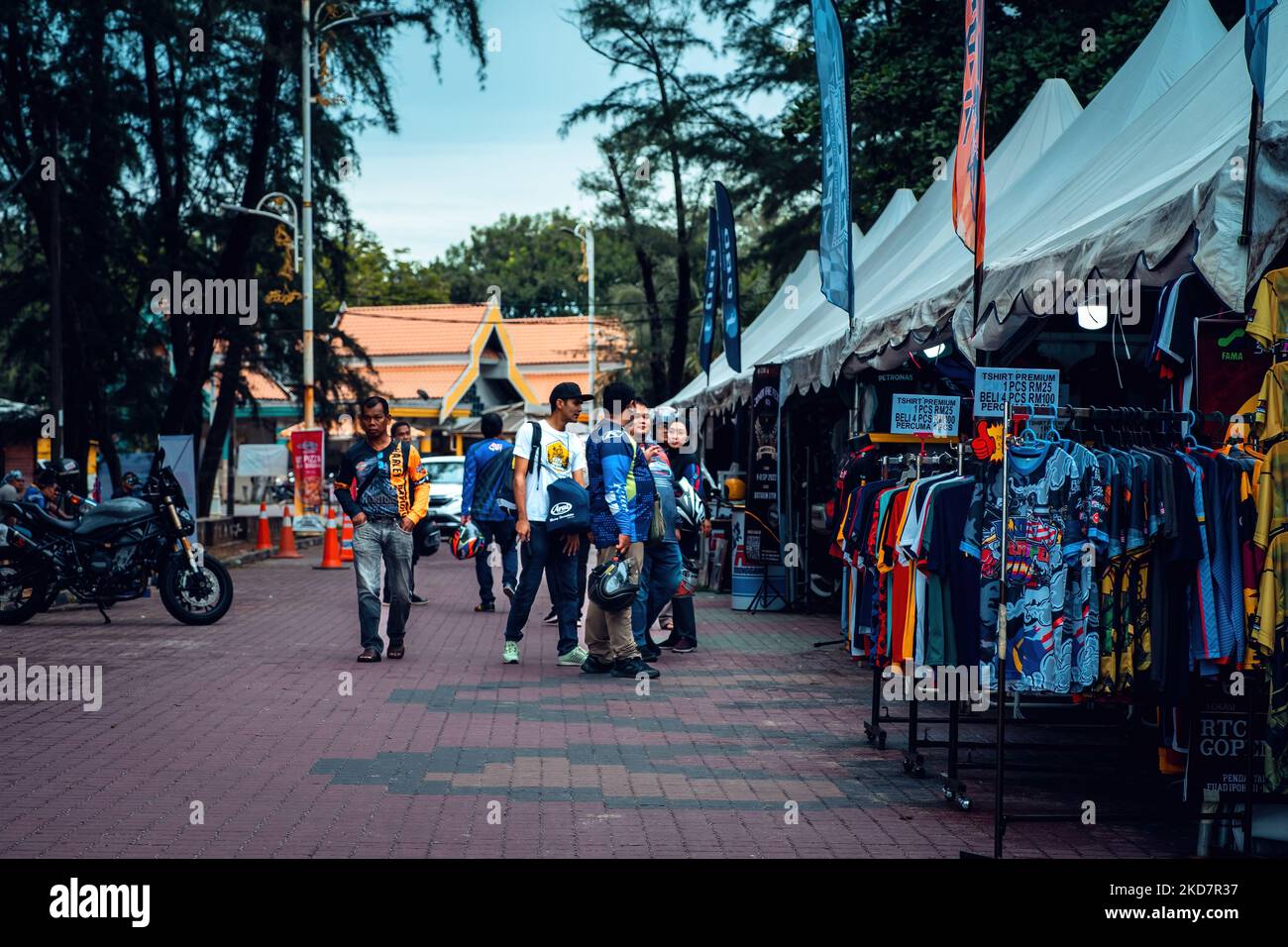 Terengganu, Malaysia - June 26, 2022 : People at the Bike Week event ...