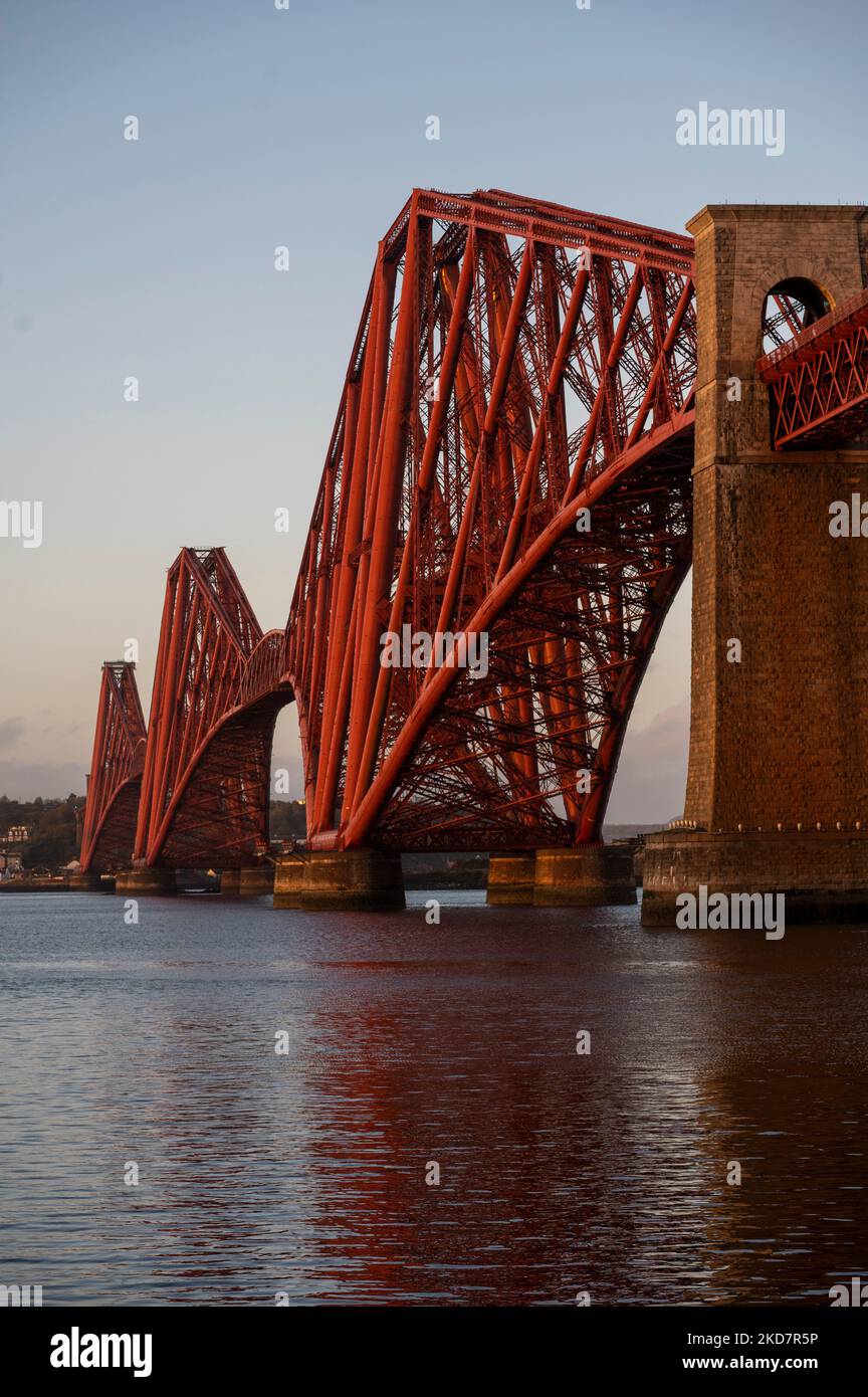 Edinburgh Scotland: Saturday November 5th 2022. Forth Bridge, South ...