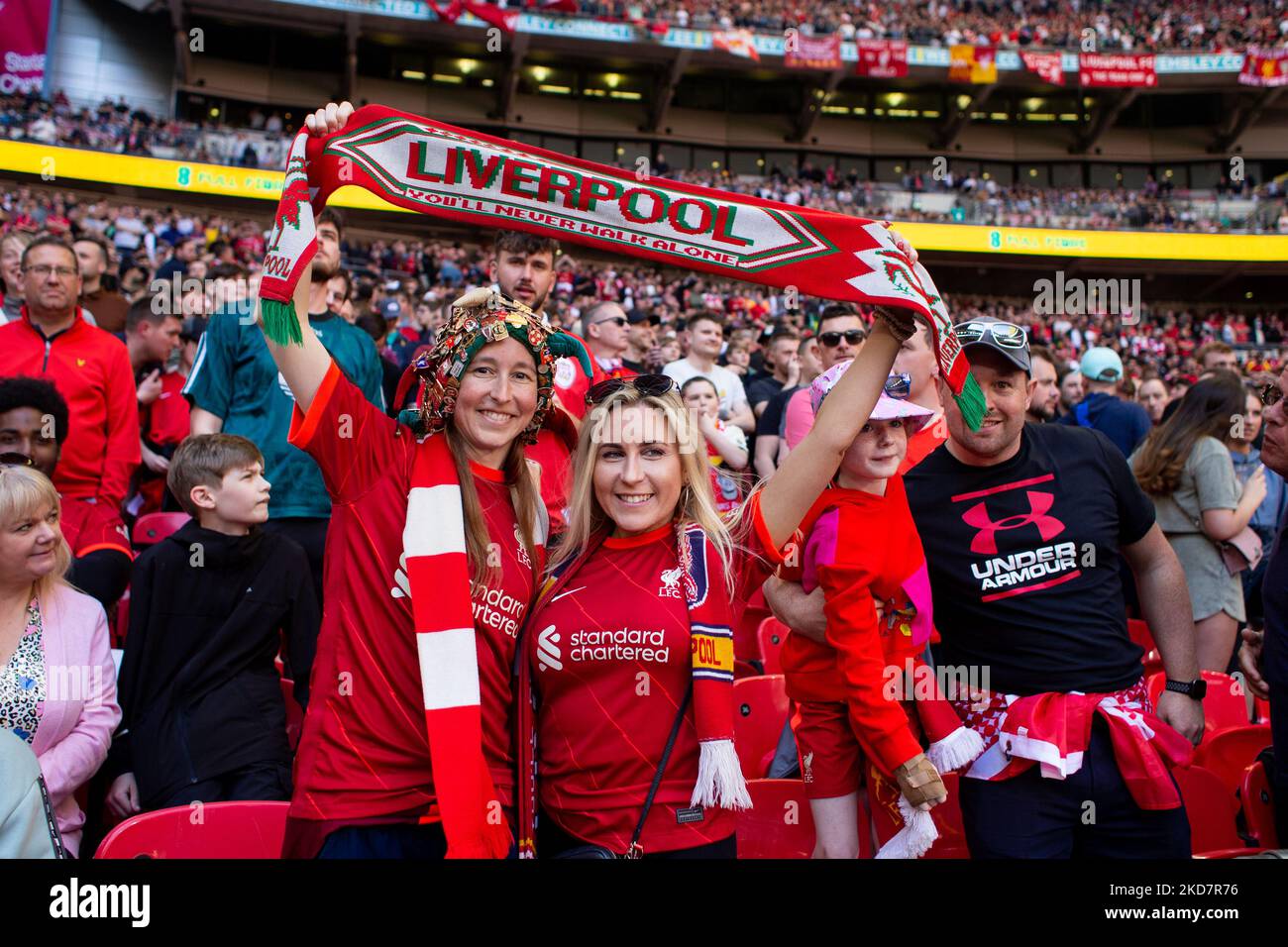Liverpool fans cheers on during the FA Cup Semi-Final between ...
