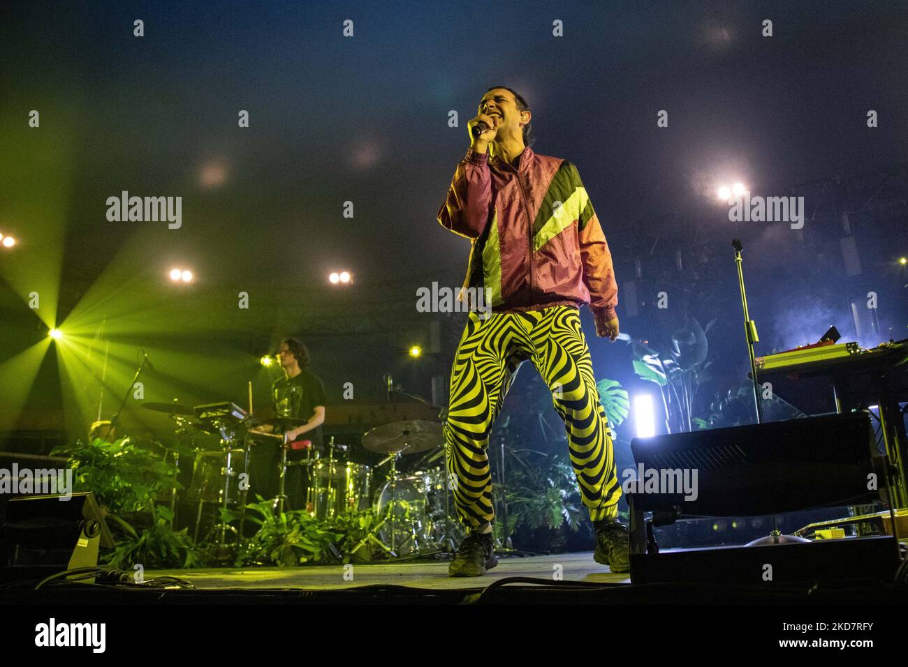 Cosmo during the Italian singer Music Concert Cosmo Tour 2022 on April ...