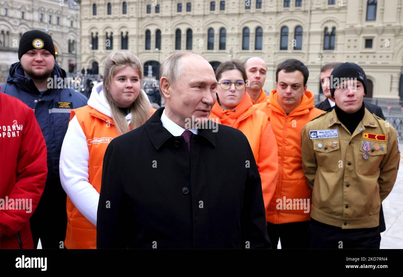 Moscow, Russia. 04th Nov, 2022. Russian President Vladimir Putin meets ...