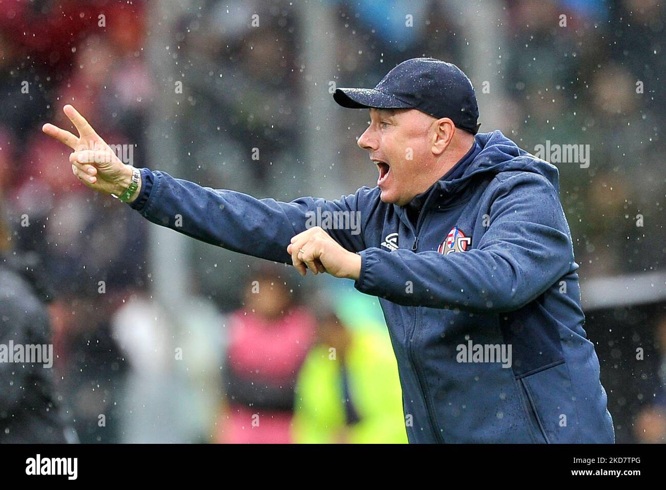Massimiliano Alvini coach of Cremonese, during the match of the Italian ...