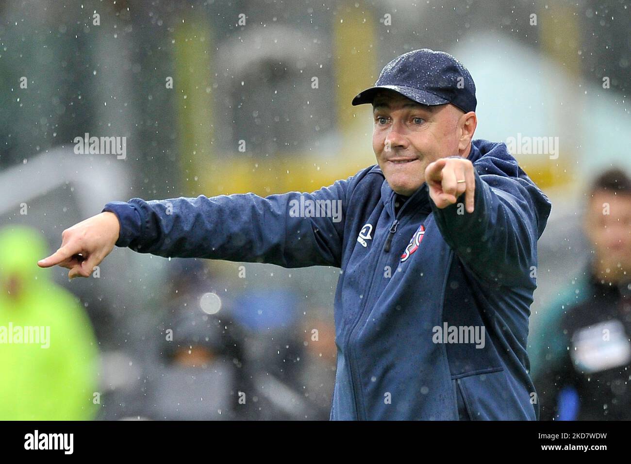 Massimiliano Alvini coach of Cremonese, during the match of the Italian ...