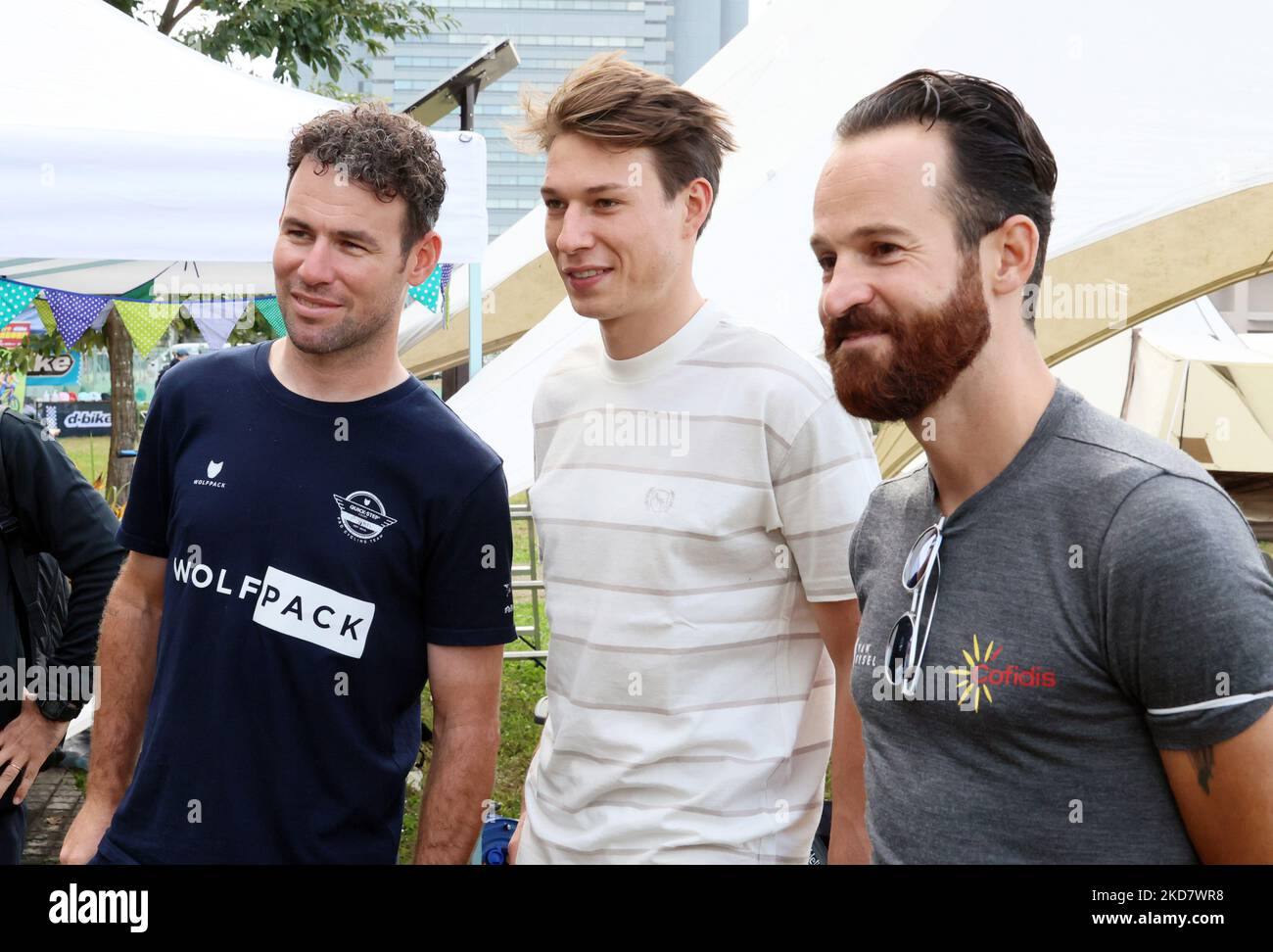 Saitama, Japan. 5th Nov, 2022. (L-R) British cyclist Mark Cavendish ...