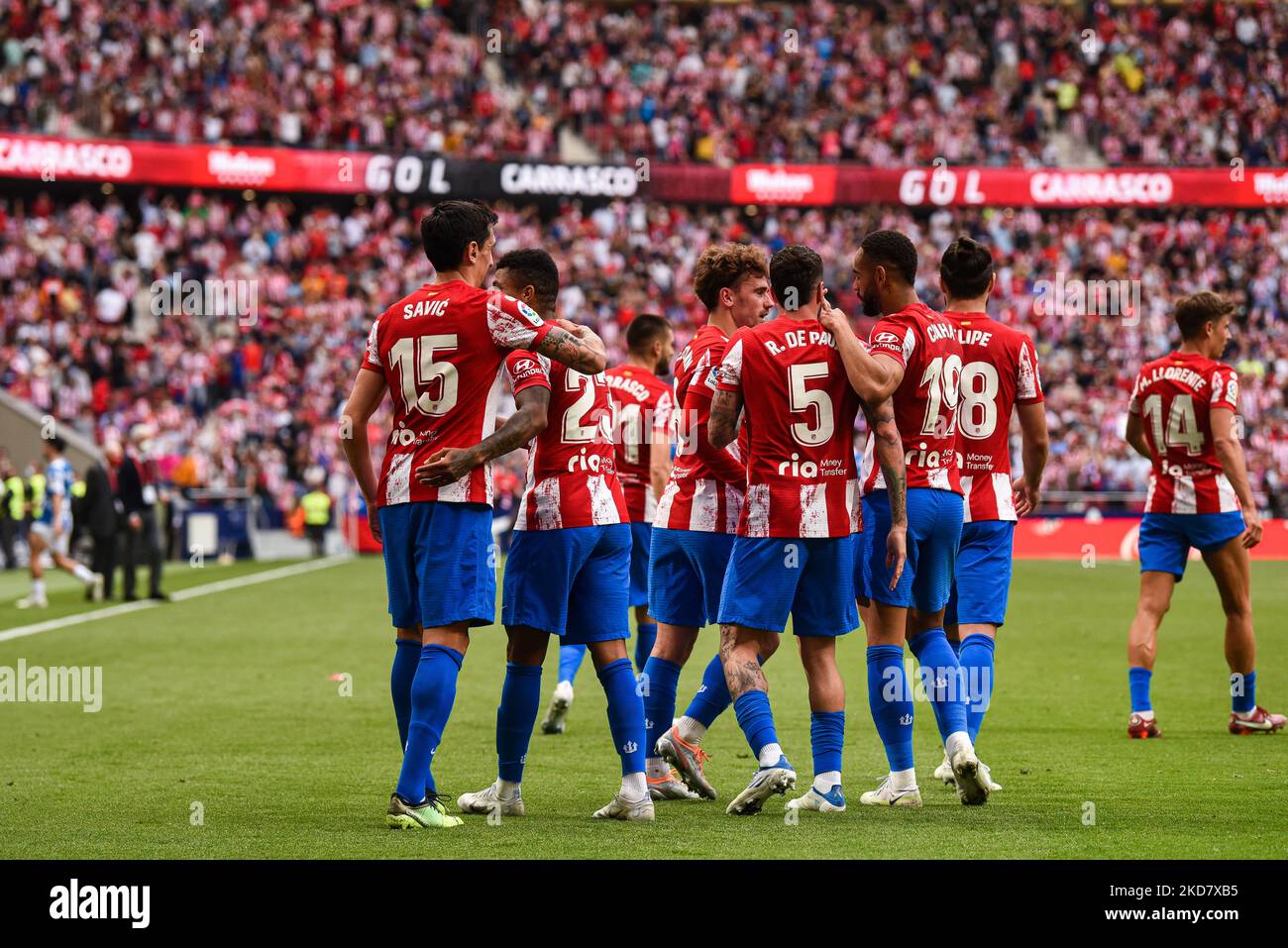 Stefan Savic, Reinildo Mandava, Yannick Carrasco, Antoine Griezmann ...