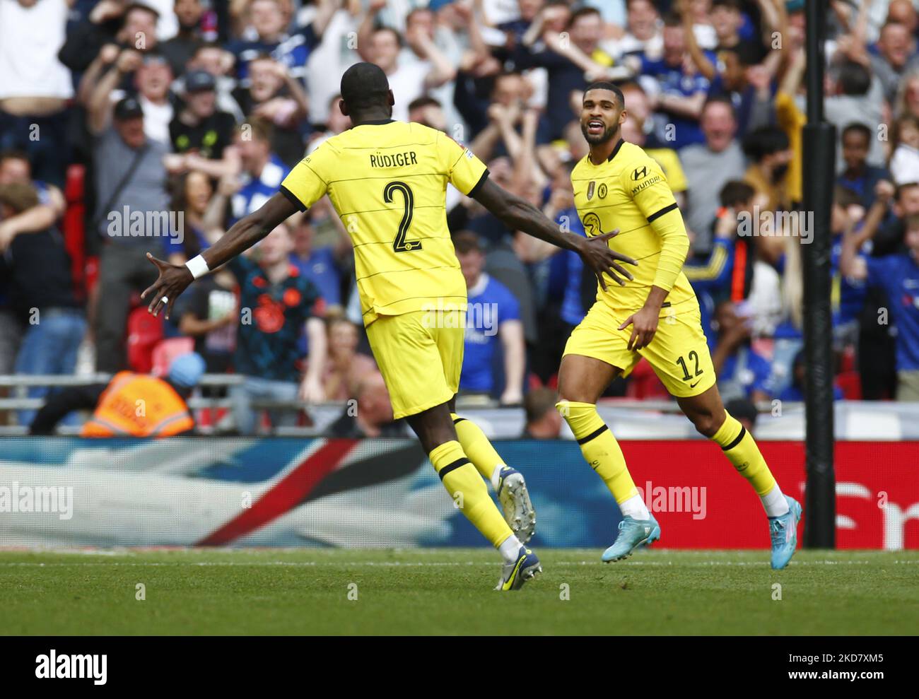 Chelsea's Mason Mount celebrates his goal during FA Cup Semi-Final ...