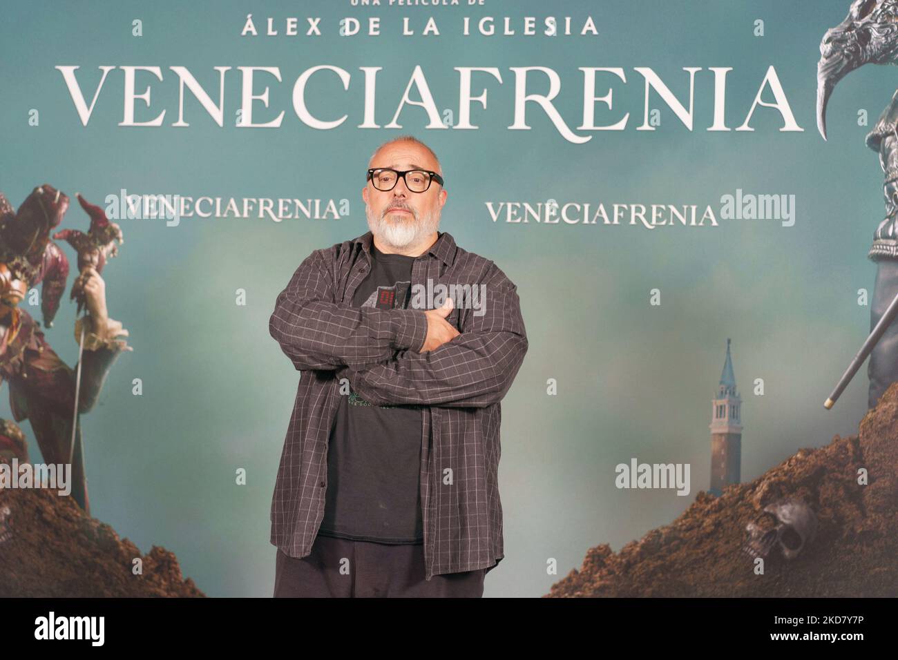 Spanish director Alex de la Iglesia attends the 'Veneciafrenia ...